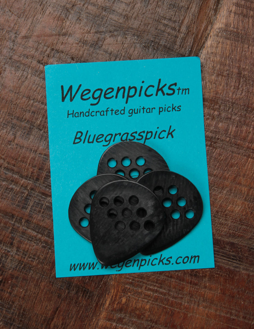 Wegen Bluegrass Guitar Pick 1.2mm/Black (4-pack) | The Music Emporium
