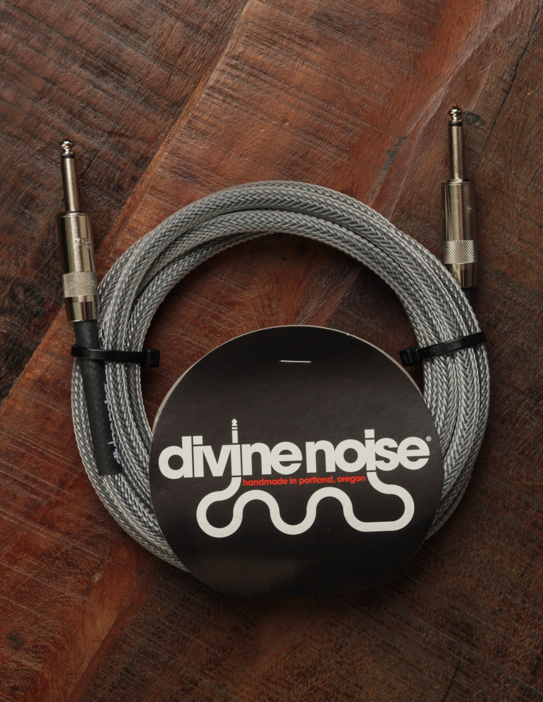 Divine Noise 10 Ft ST-ST Tech Flex Cable, Clear | The Music Emporium